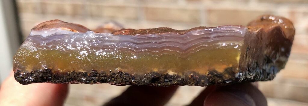 Seam Agate from the Kokernot O6 Ranch - HGMS - Houston Gem & Mineral ...